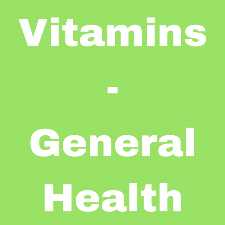 General Health - Vitamins & Minerals | Cost Price Supplements Australia