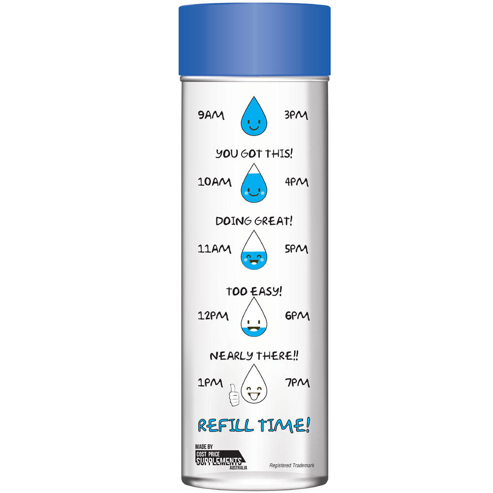 Cost Price Supplements Fluid Tracking 1L Water Bottle