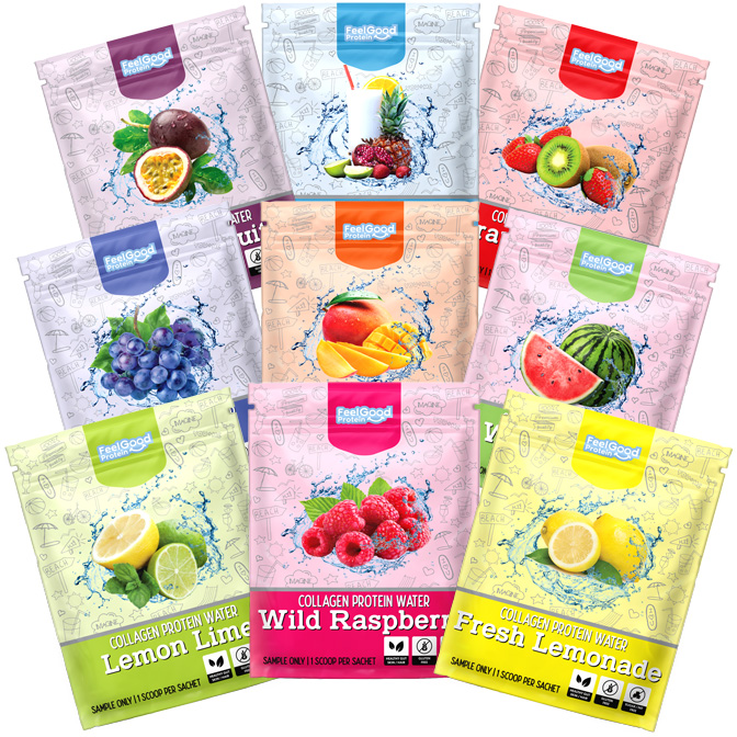 Feel Good Protein Water - Sample Pack | Cost Price Supplements Australia