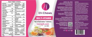 BN Multi Bariatric Multivitamins - 60 Chewable tablets