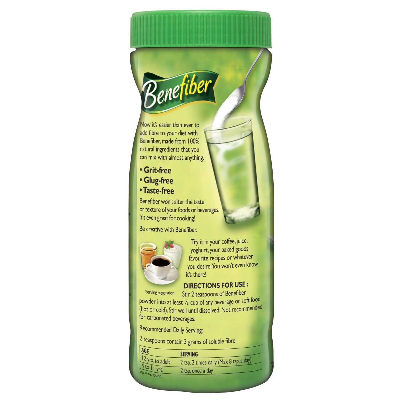 Benefiber 261g - Unflavoured | Cost Price Supplements Australia