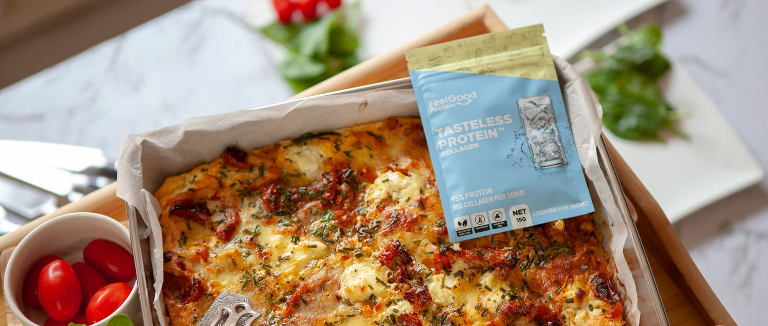 Layered Veggie Protein Slice | Cost Price Supplements Australia