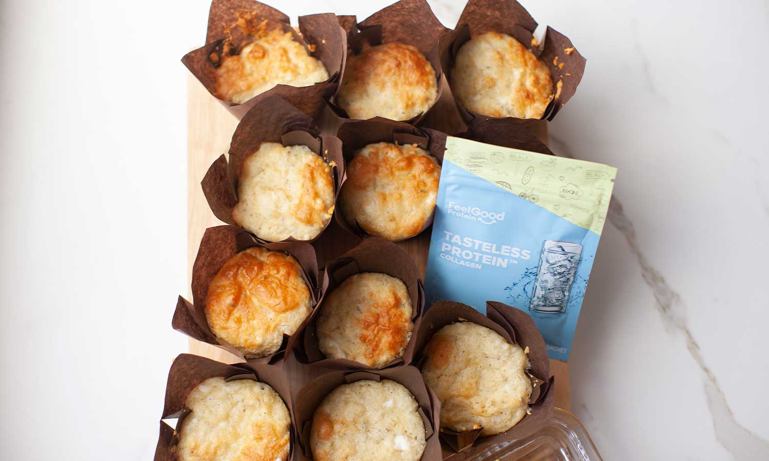 Savoury Herb Muffins | Cost Price Supplements Australia