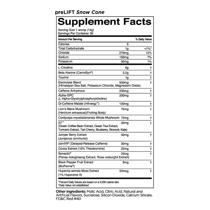 Pre Lift 30 servings by Rule 1 | Cost Price Supplements Australia