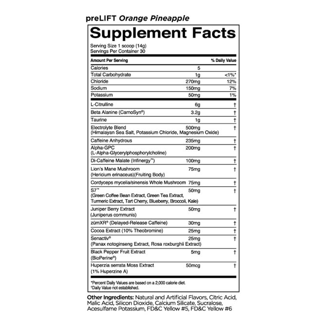 Pre Lift 30 servings by Rule 1 | House of Supplements Australia