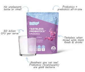 Tasteless Probiotics + Prebiotics Sample Pack | Cost Price Supplements ...