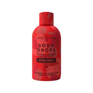 Soda Drops Flavour Enhancer 40ml by Vital Zing - Single Bottle | Cost ...