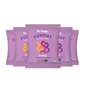 Gummy Natural Lollies (No added sugar) 50g by Funday – Pack Of 5 | Cost ...