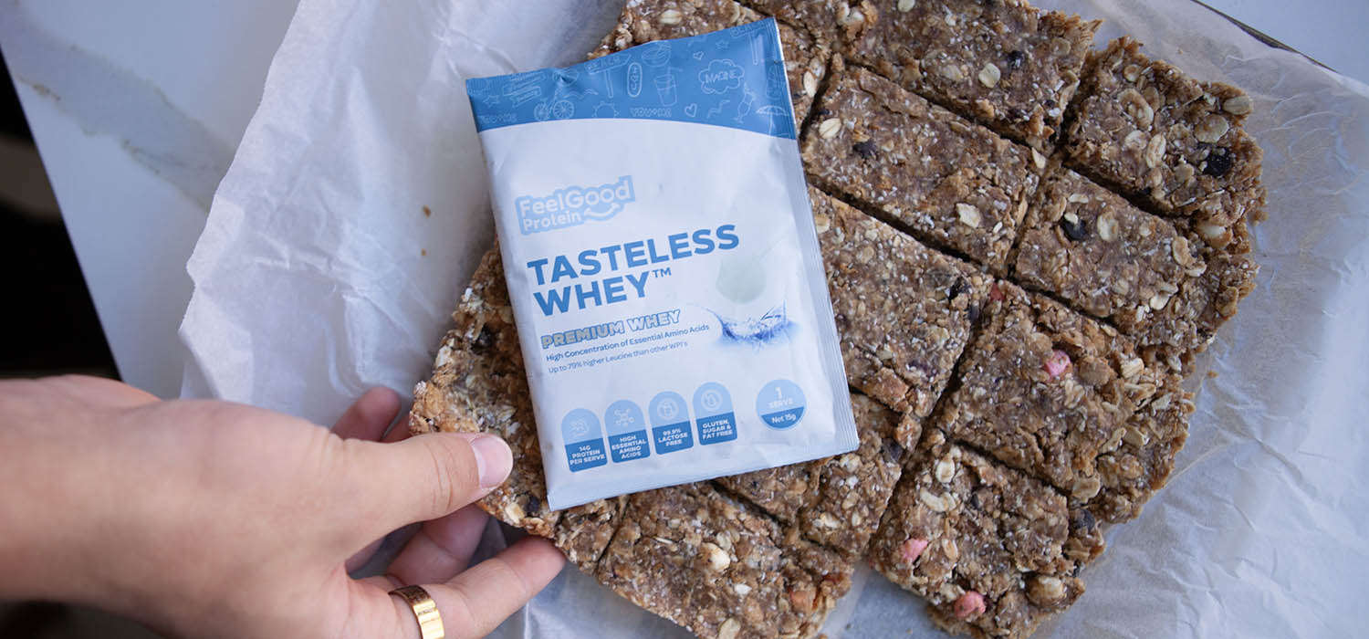 No-Bake Marshmallow Choc Chip Protein Slice | Cost Price Supplements ...