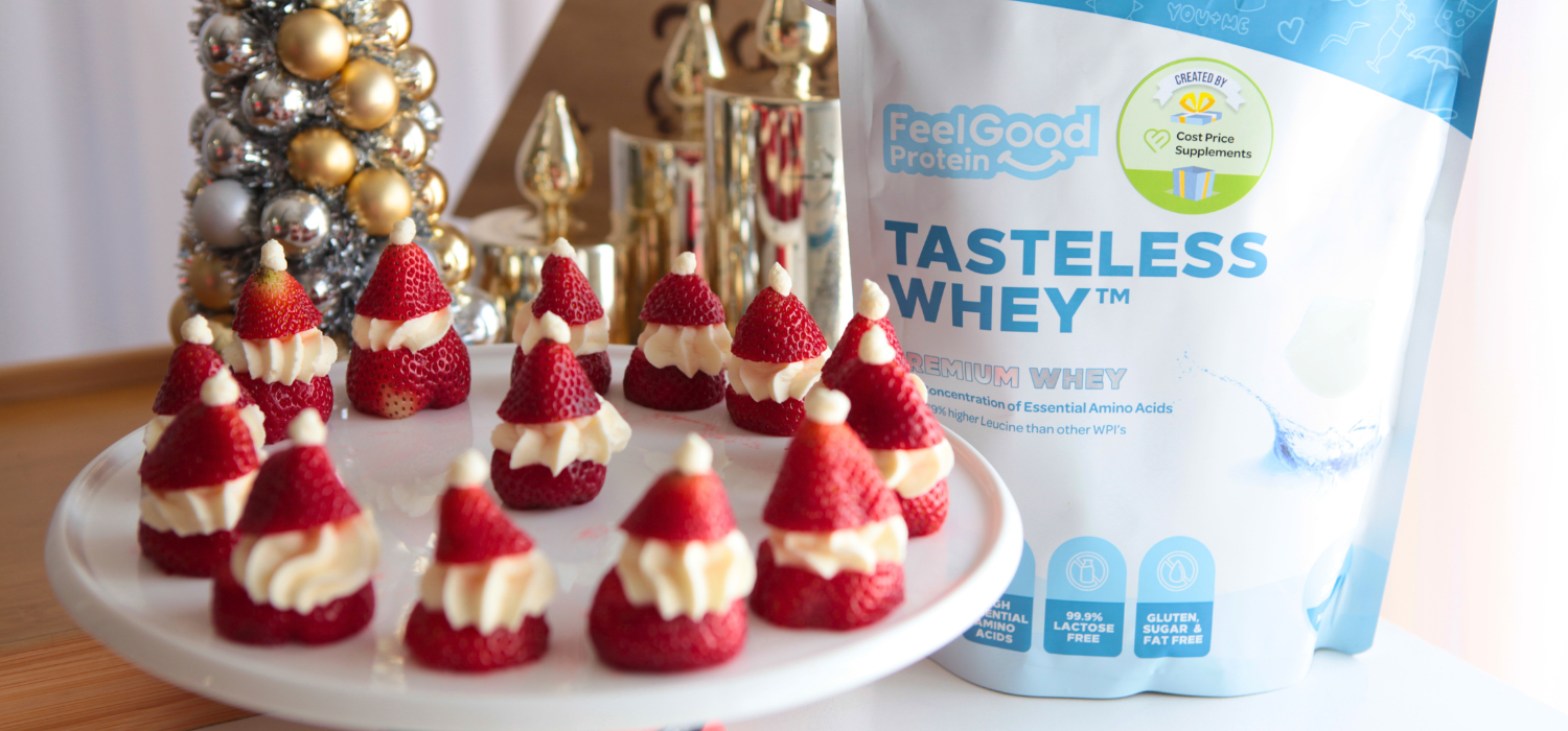 Mini Protein Strawberry Santa | Cost Price Supplements Australia